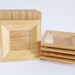 Chataku Coasters Japanese Sawara Cypress Wood Tea Plates Set 5, Hand ...