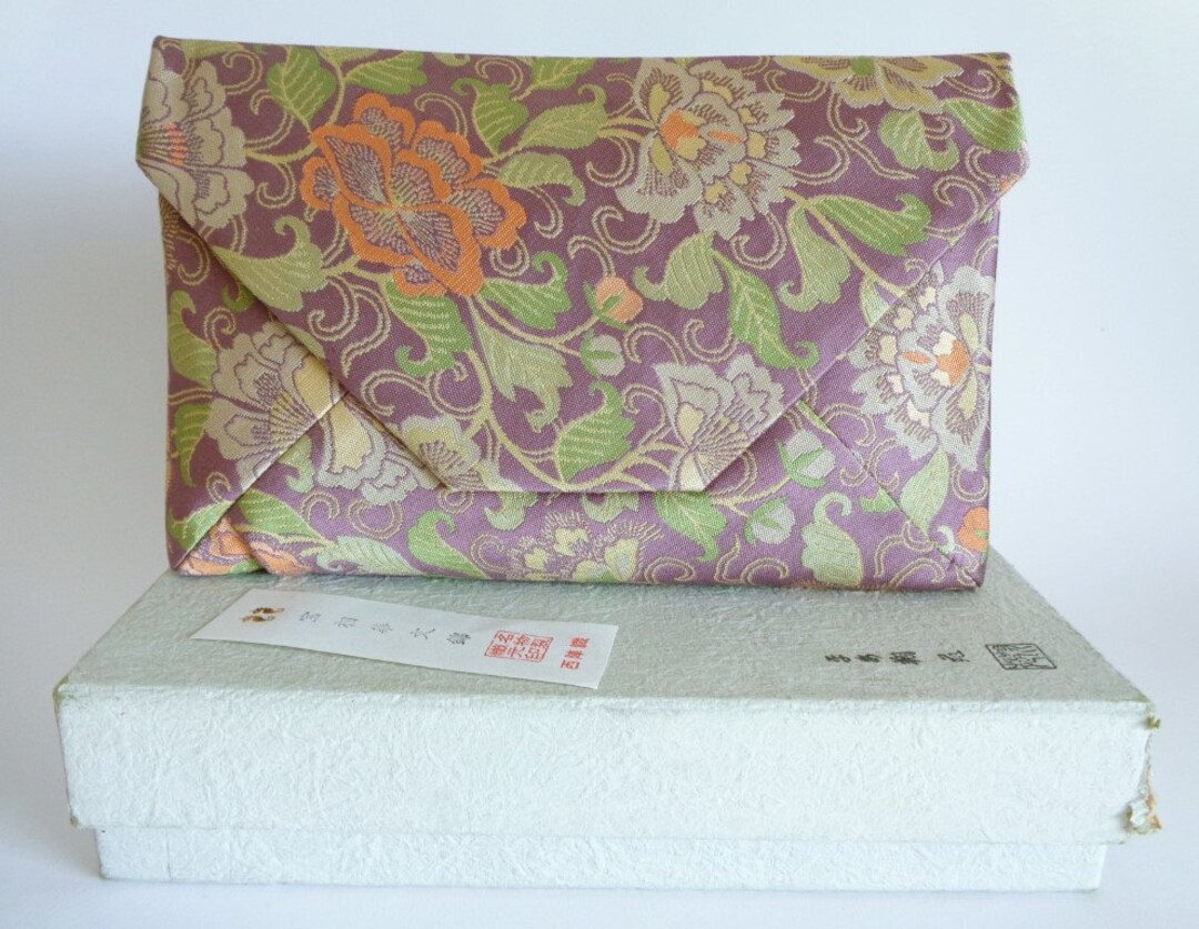 Silk Kimono Clutch Bag Japanese Sukiya Bag Japanese - Etsy