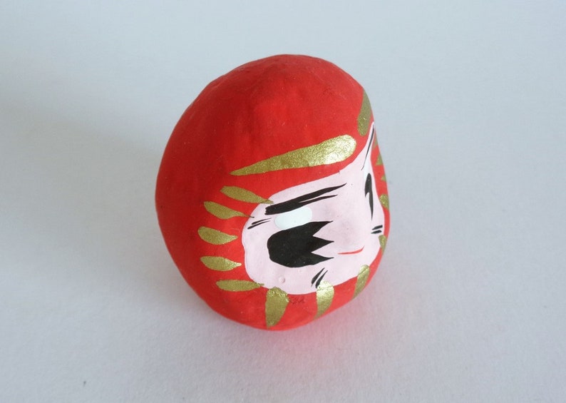 Red Daruma Clay Doll Have No Eyes / Japanese Takasaki Daruma | Etsy
