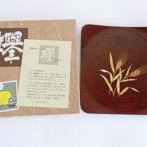 SAKAI Lacquer Craft Sushi Tray/ Japanese High-quality Lacquered Natural ...