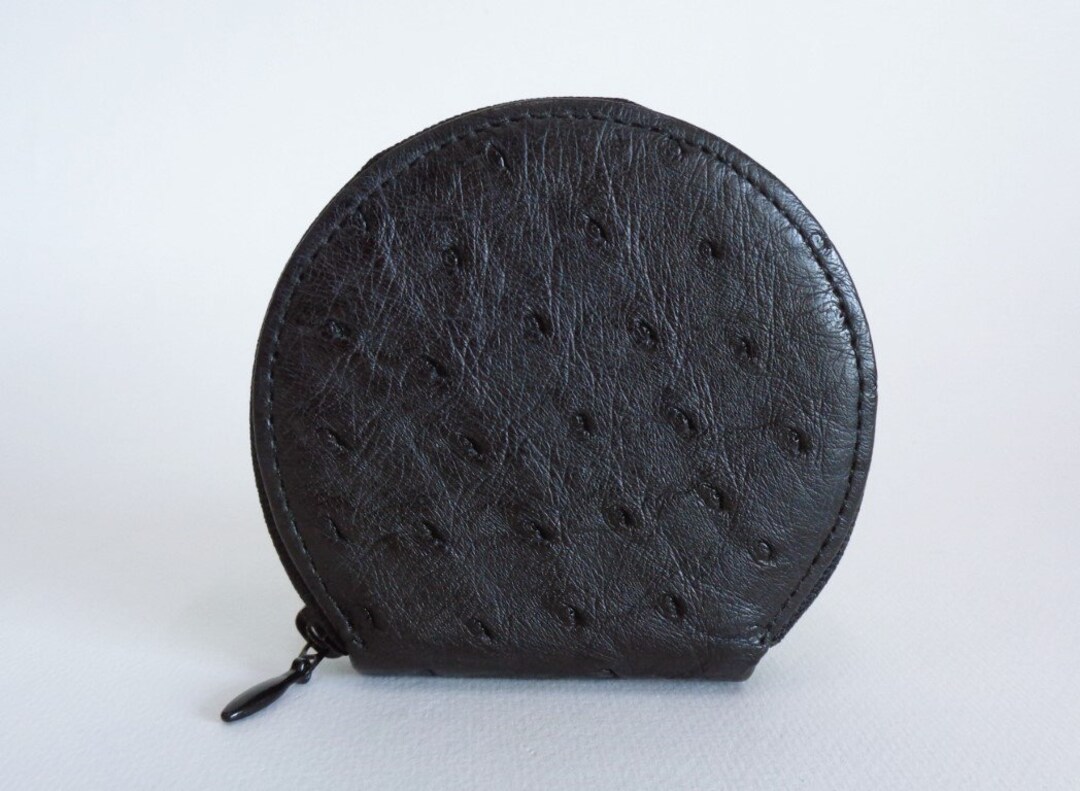 Ostrich Skin Purse ,ostrich Leather Luxury Mini Bag, Japanese Zipper ...