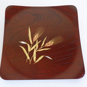 SAKAI Lacquer Craft Sushi Tray/ Japanese High-quality Lacquered Natural ...