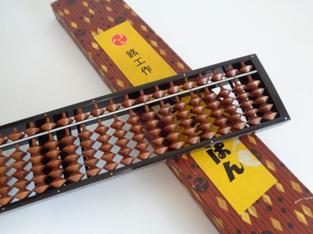 Wooden Soroban Vintage Japanese Abacus ,original Box #S6136 - Etsy