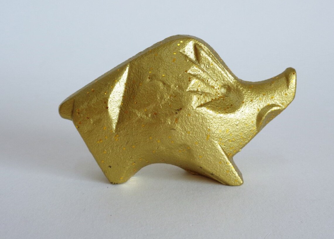 WILD BOAR Iron Sculpture /wild Boar Iron Statuette/wild Boar | Etsy