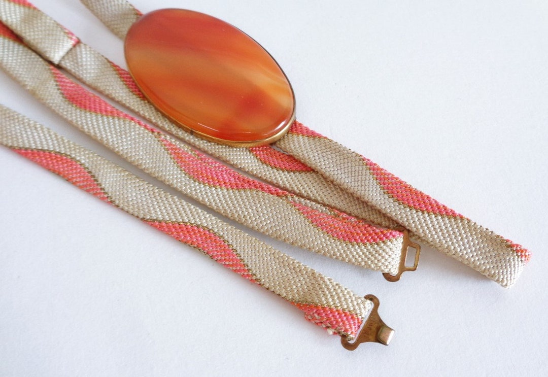 Vintage Japanese Kimono Silk Belt With Buckle S3852 - Etsy