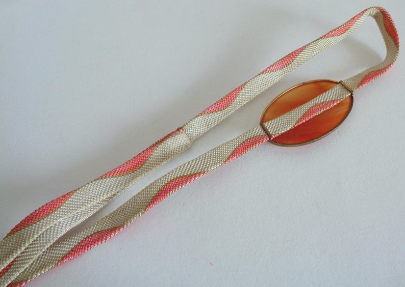 Vintage Japanese Kimono Silk Belt With Buckle S3852 | Etsy