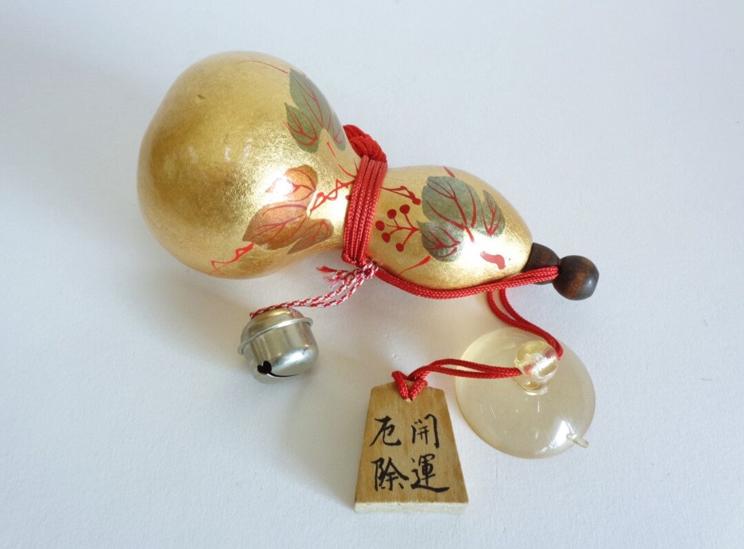Calabash Gourd Japanese Lacquered Hand-painted Bottle Gourd Decorative ...