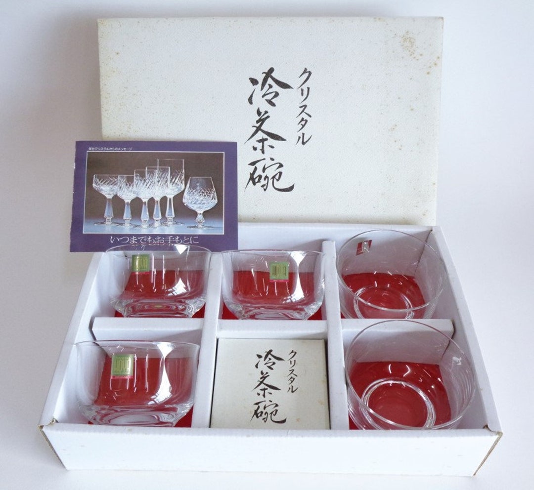 S5990 Crystal Cold Tea Bowl japanese Hoya Crystal Drinking - Etsy