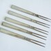 S6907 Japanese Hime Fork Set 5 Vintage Stainless Steel Dessert Forks ...