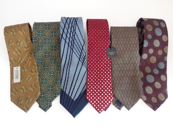 Japanese High quality Silk Tie Group of 6 Vintage Unused Superb Men s Ties S6519 Etsy Canada