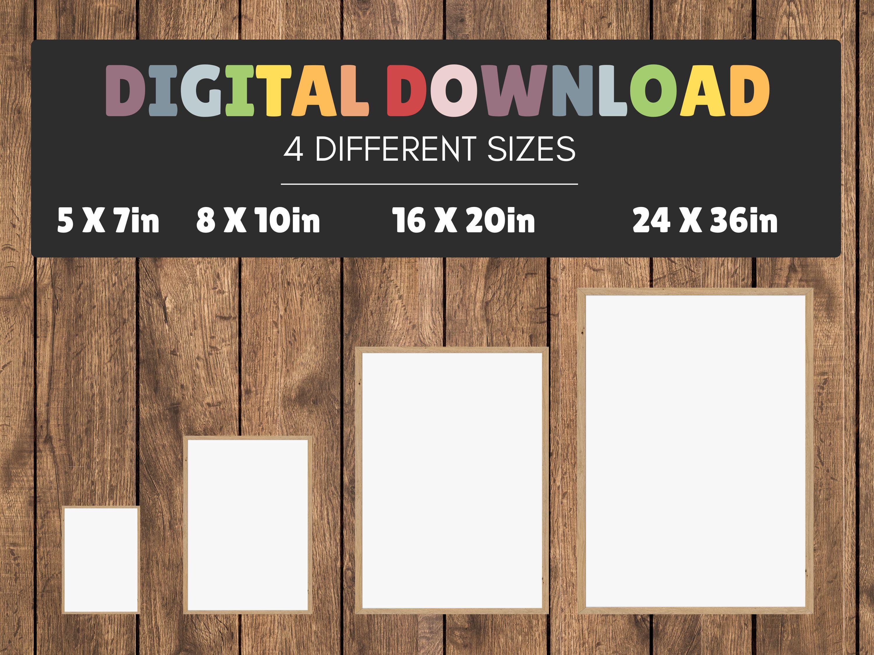 Seasons Poster - Educational Printable Kids Wall Art – Instant Download ...