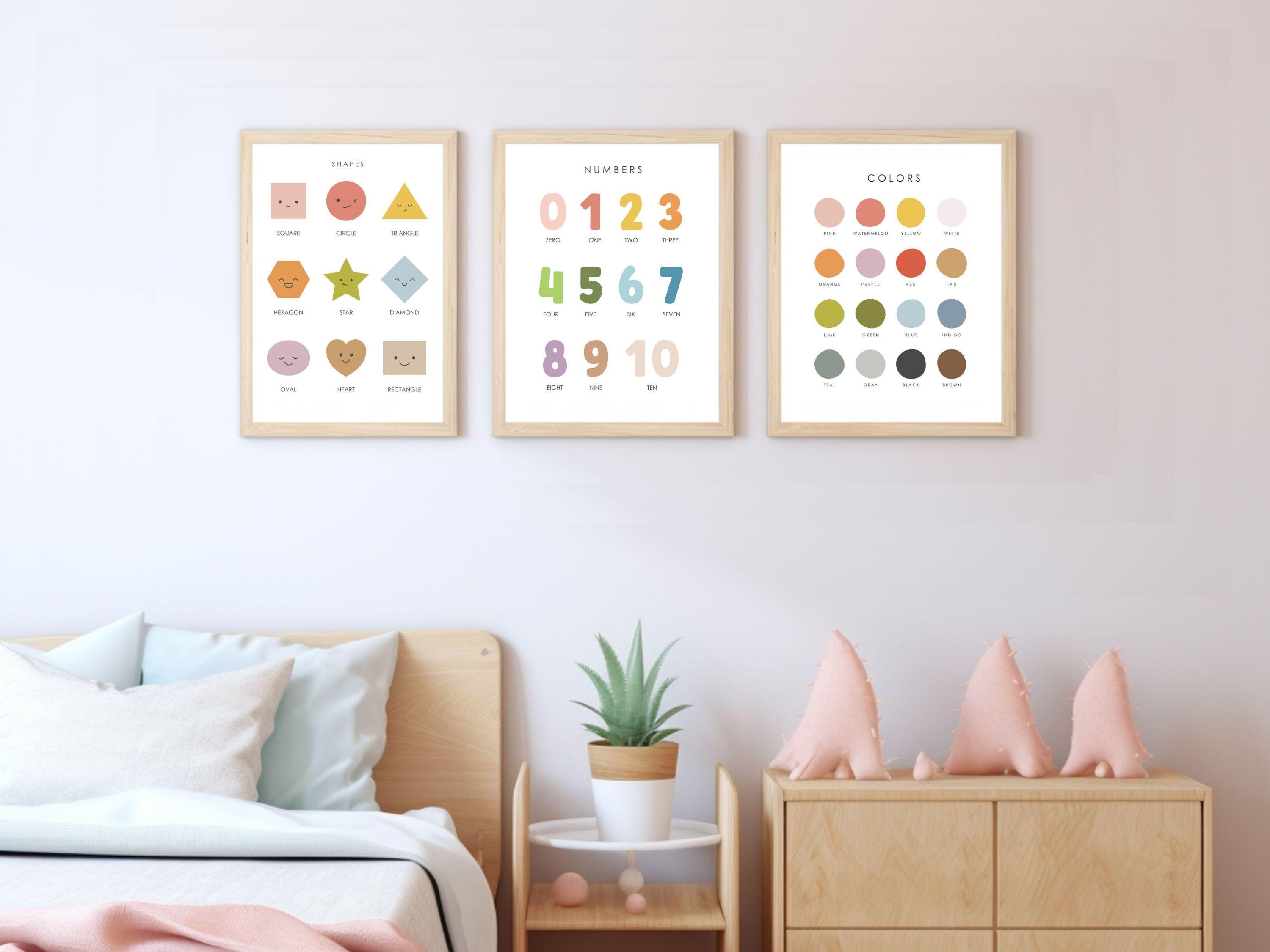 Educational Prints - Printable Kids Wall Art – Instant Download – Fun ...