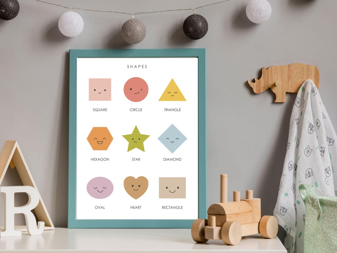 Printable Kids Wall Art – Instant Download – Fun & Colorful Posters for ...