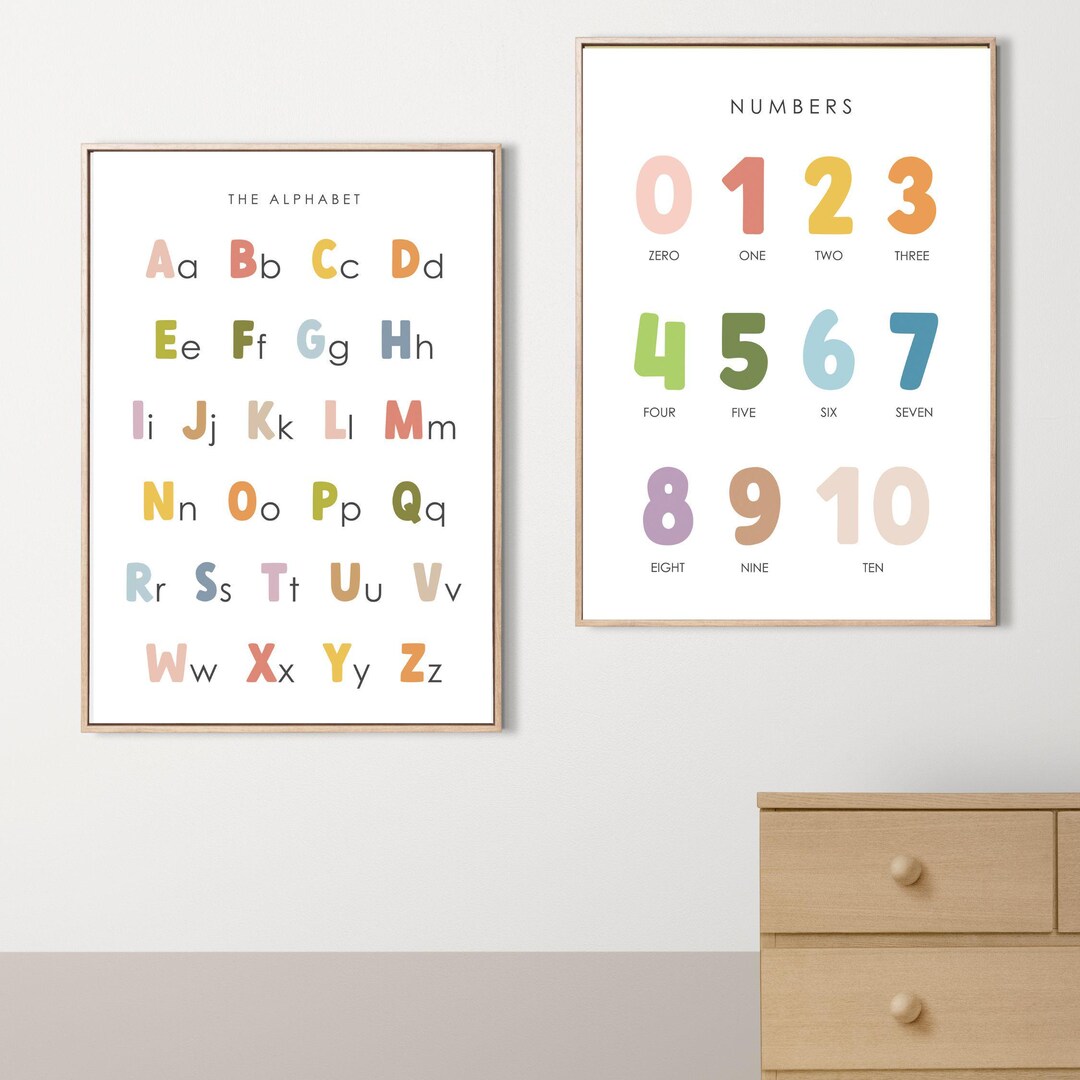 Educational Prints - Printable Kids Wall Art – Instant Download – Fun ...