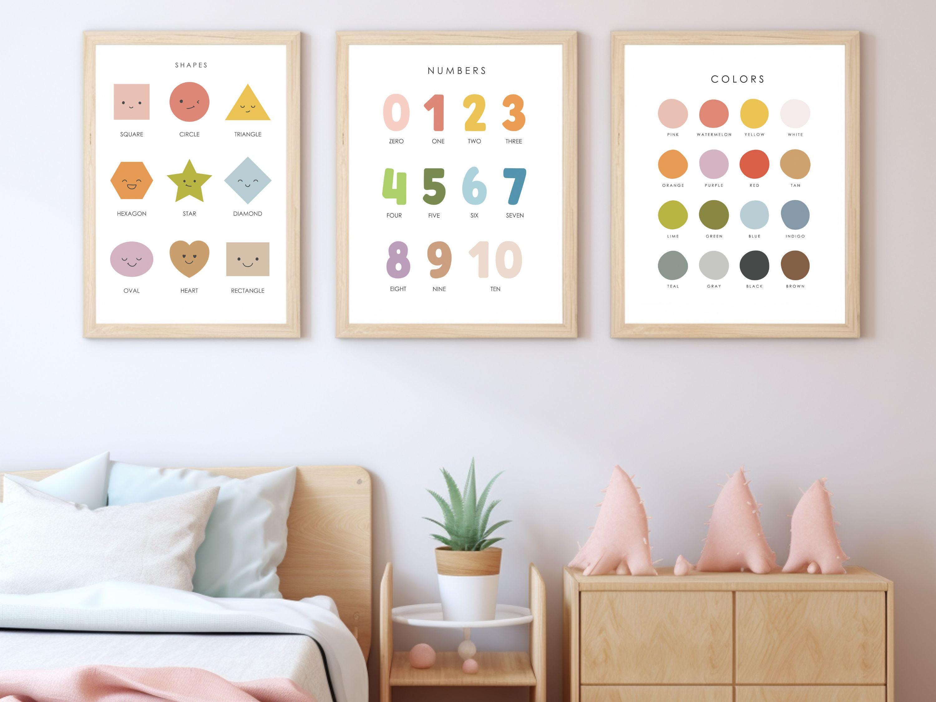 Educational Prints - Printable Kids Wall Art – Instant Download – Fun ...