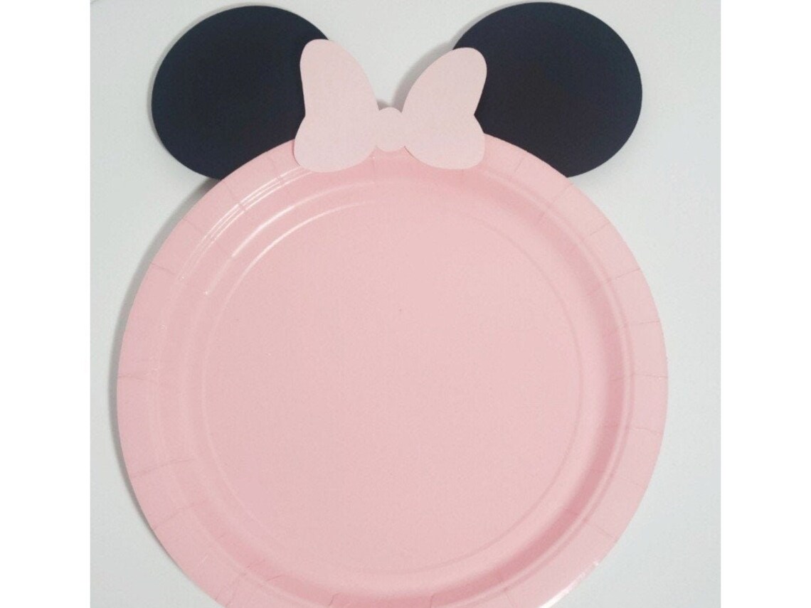 Minnie Mouse Plates With Cups - Etsy
