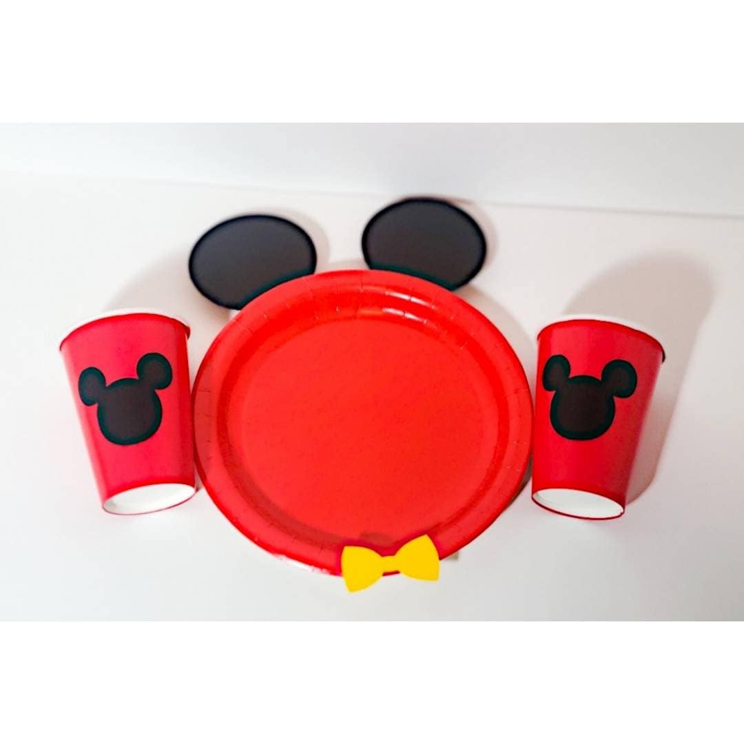 Mickey Mouse Plates and Cups - Etsy