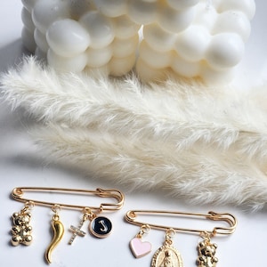 Personalized Gold Baby Pin | Baby Brooch | Baptism Pin | Baby Shower ...