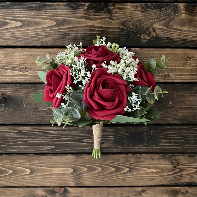 Bridal Bouquet Red - Etsy