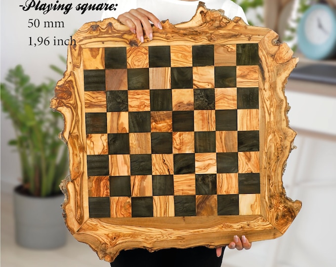 Beautifully Detailed 20x20 Inch Solid Wood Chess Board NO PIECES - Etsy
