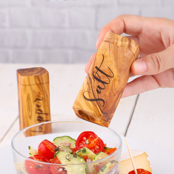 Wood Salt Pepper - Etsy