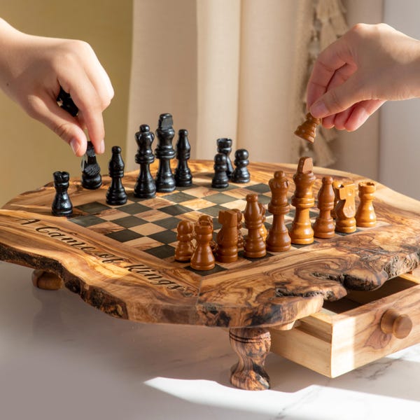 Chess Set Handmade - Etsy