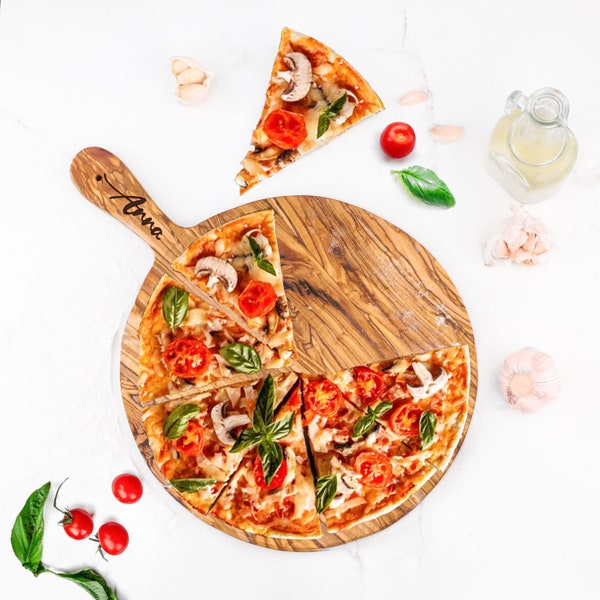 Wood Pizza Board - Etsy