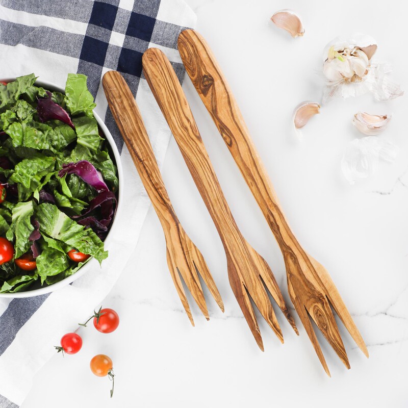 Wooden Forks - Etsy