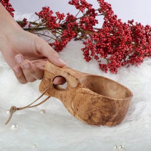 Kuksa Cup Wooden Kuksa Mug, Olive Wood Cup, Wooden Drinking Cup ...