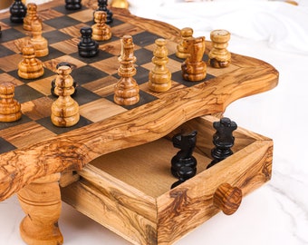 Chess Set Handmade | Etsy