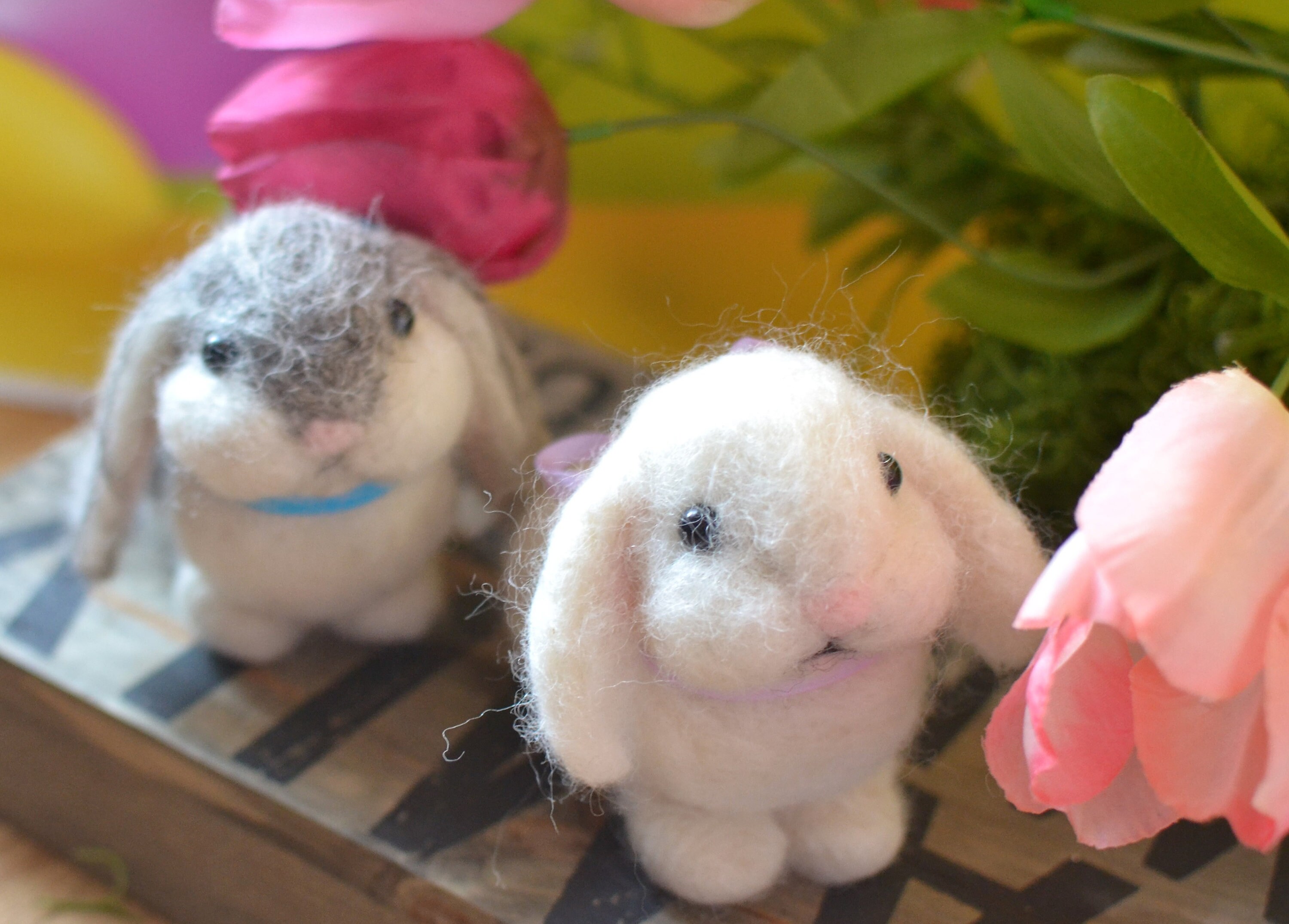 Needle Felted Bunny Easter Bunny. Needle Felted Rabbit. White | Etsy