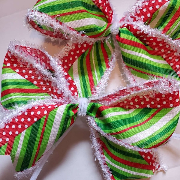 Christmas Tree Bows - Etsy