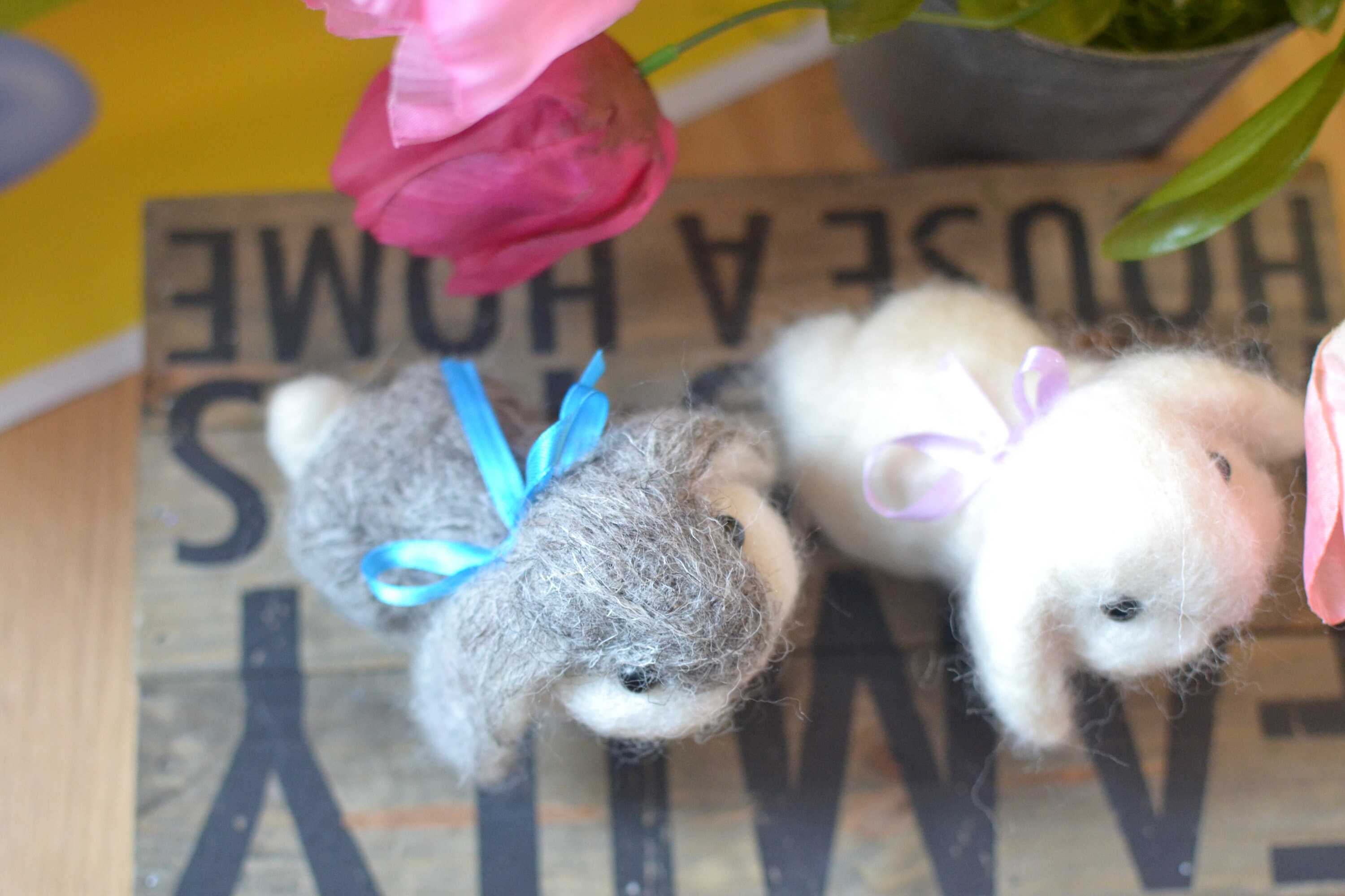 Needle Felted Bunny Easter Bunny. Needle Felted Rabbit. White | Etsy