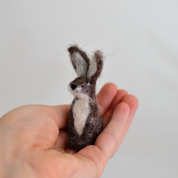 Felted Hare - Etsy