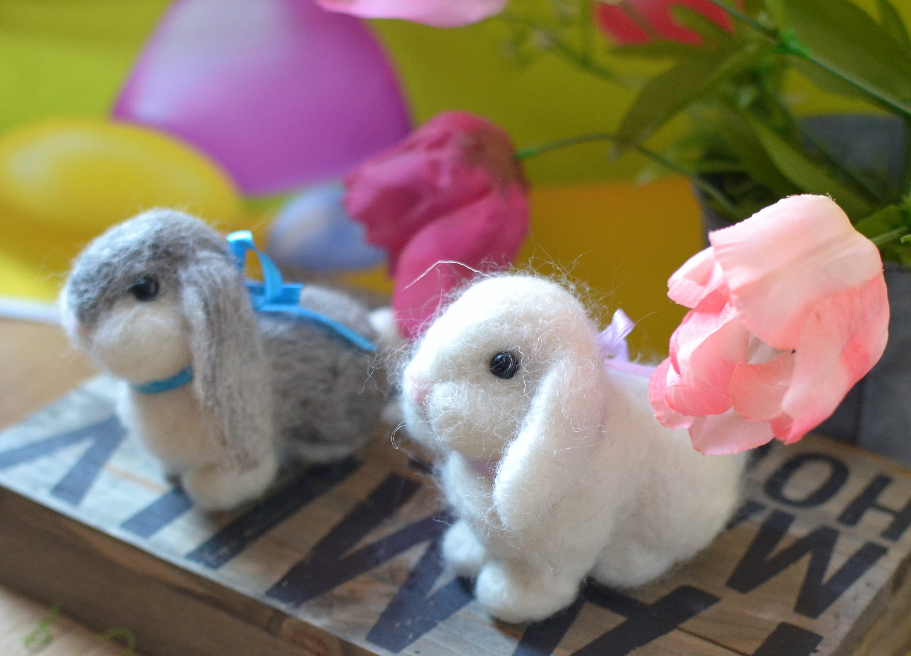 Needle Felted Bunny Easter Bunny. Needle Felted Rabbit. White | Etsy