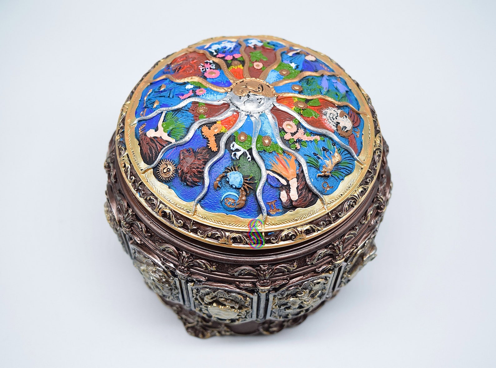 Personalized Vintage Music Box With Constellations Rotating - Etsy