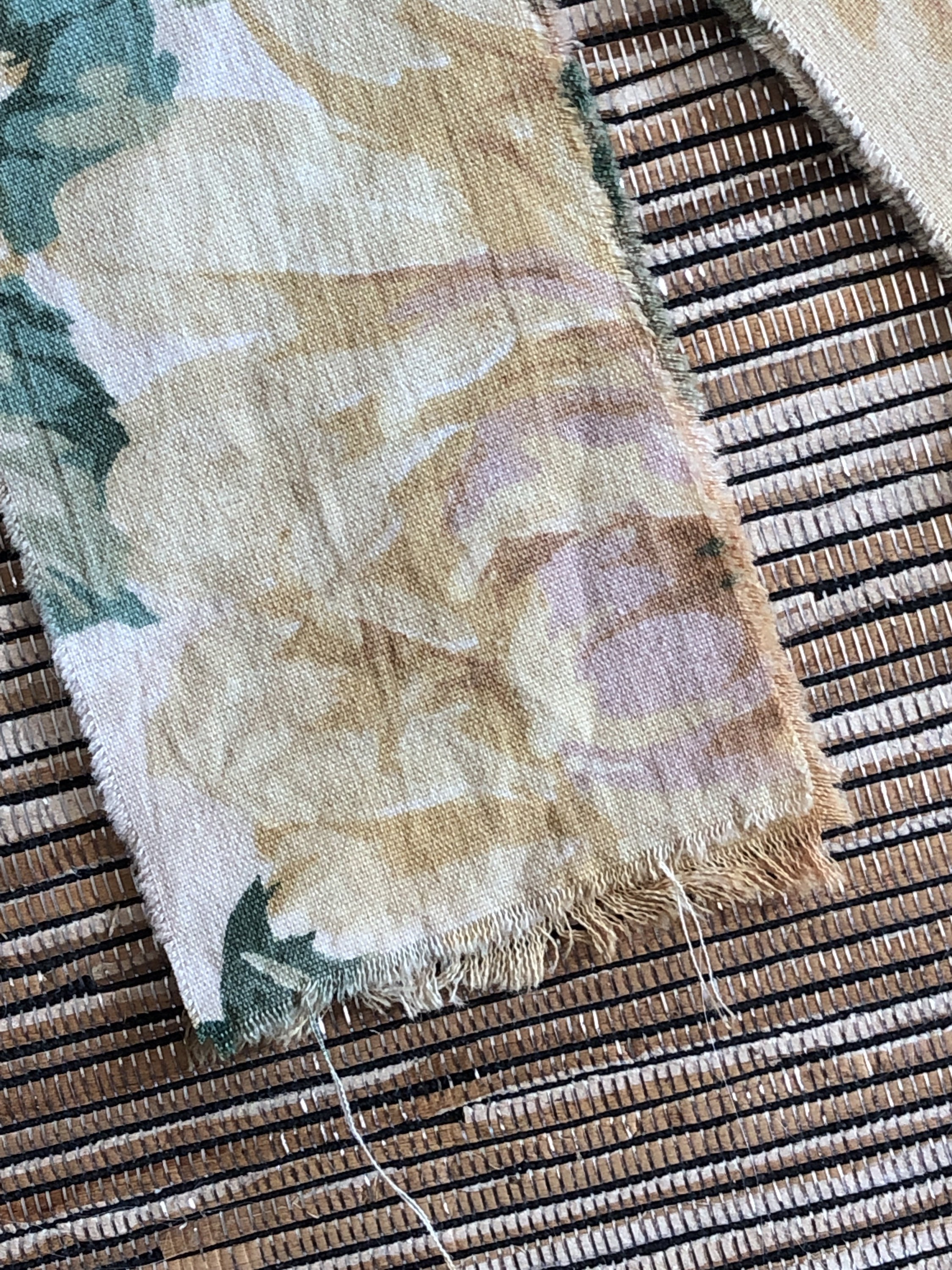 Shabby Chic Hand Torn Tea Dyed Fabric Ribbon Limited - Etsy