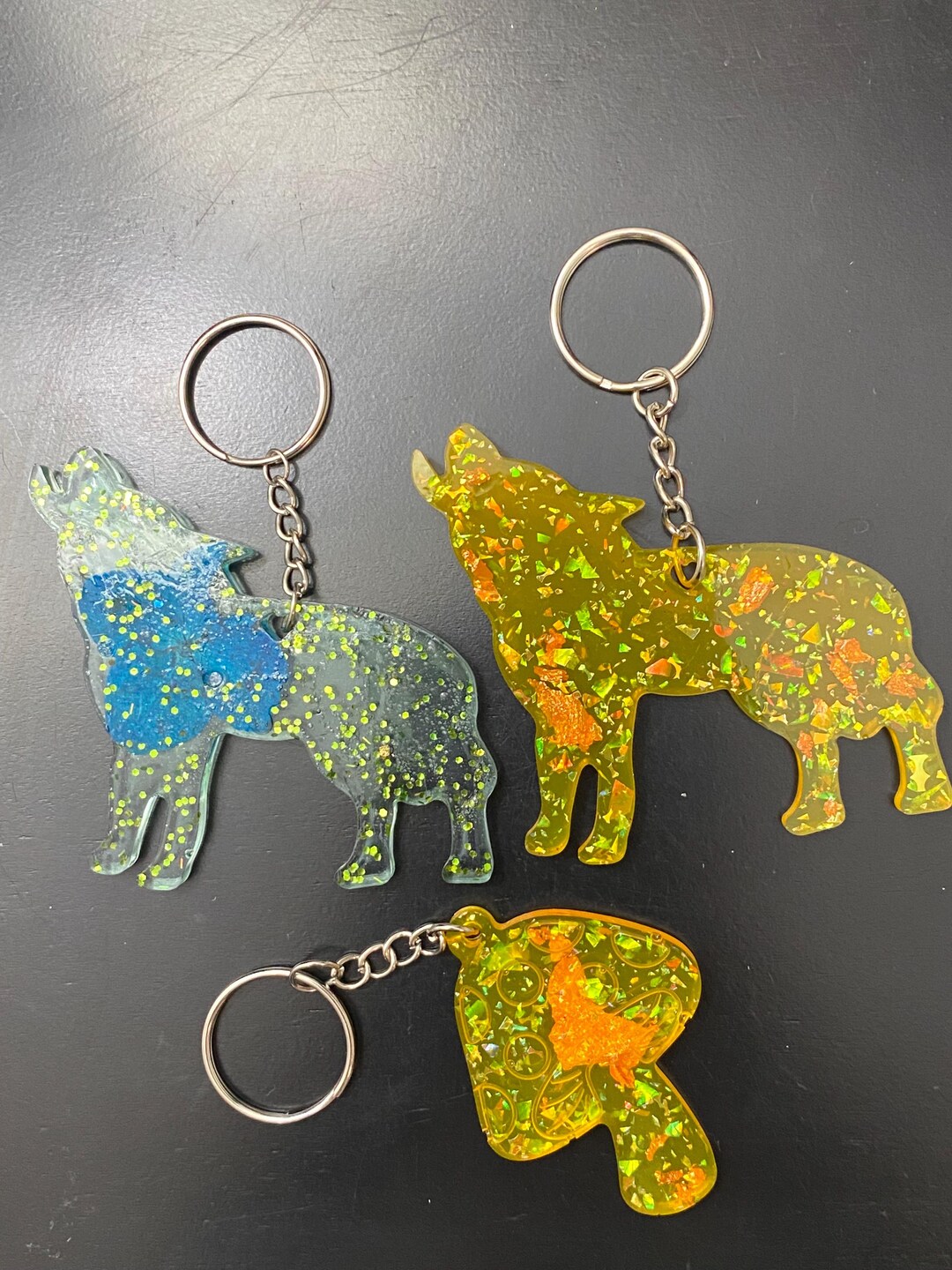 Large Resin Keychains - Etsy