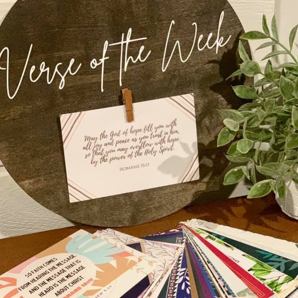 Verse of the Week Svg - Etsy