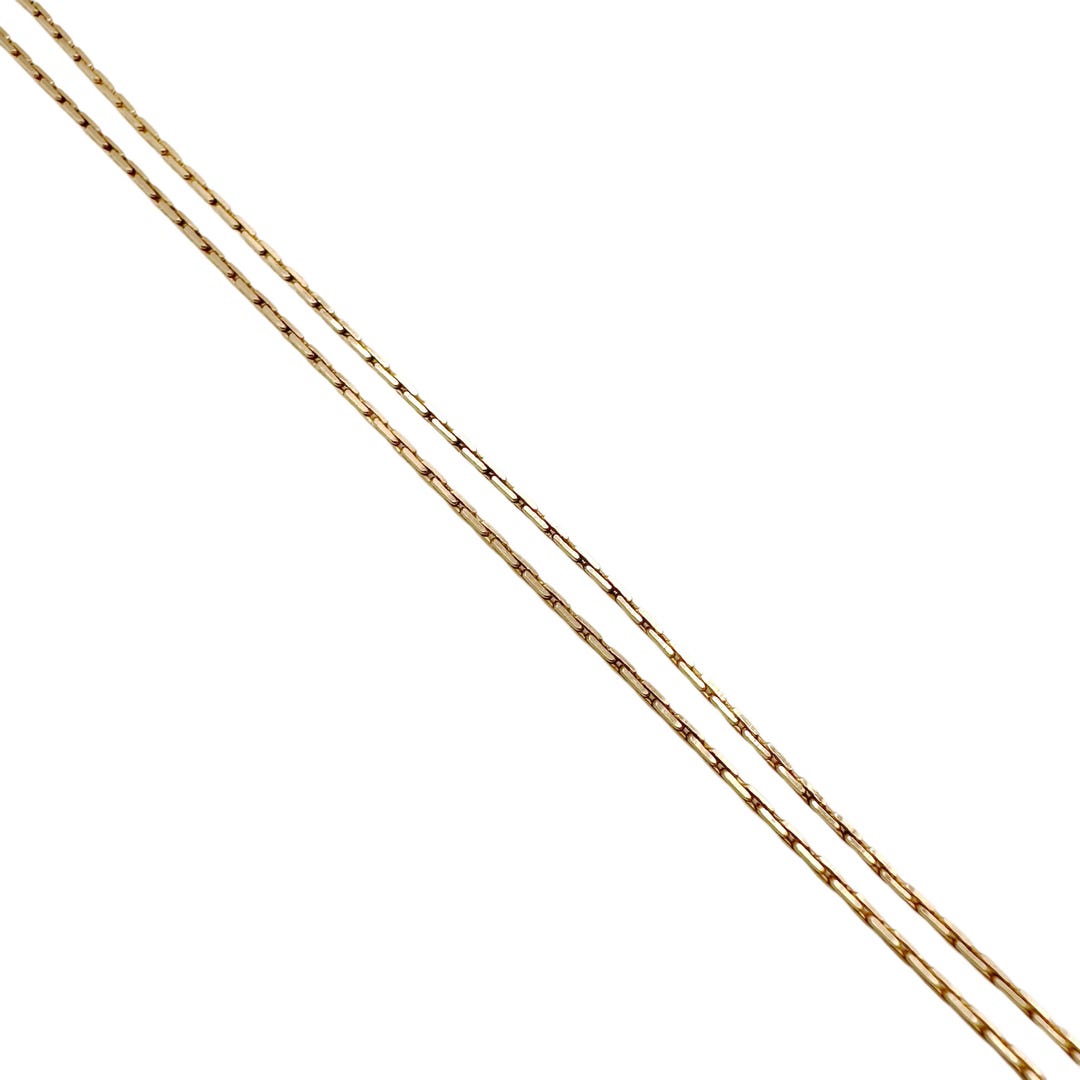 14K Gold Estate Boston Link Chain 20” Necklace - Etsy