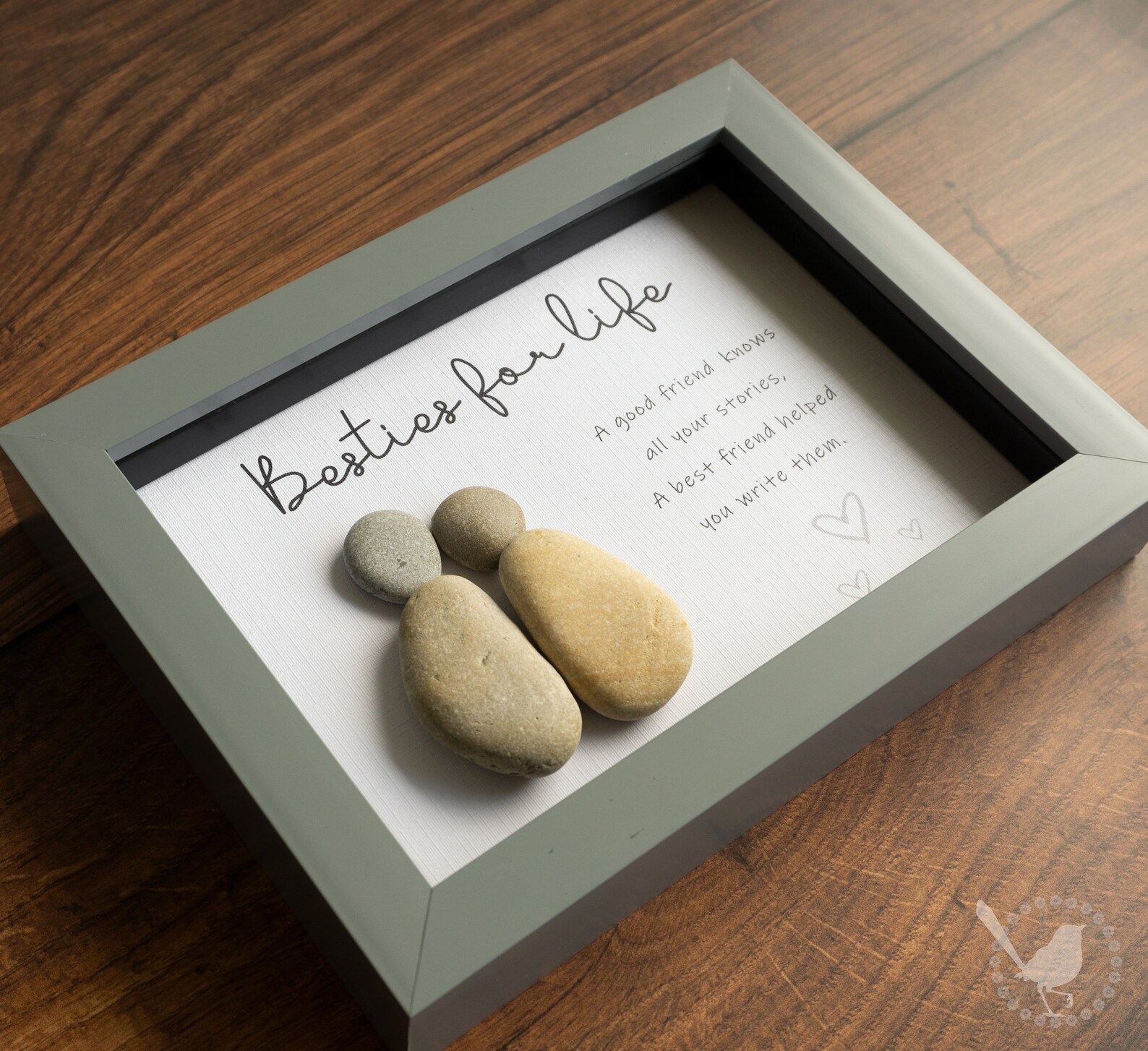 Best Friends Pebble Art. Pebble Picture. BFF. Beasties. Pebble - Etsy UK