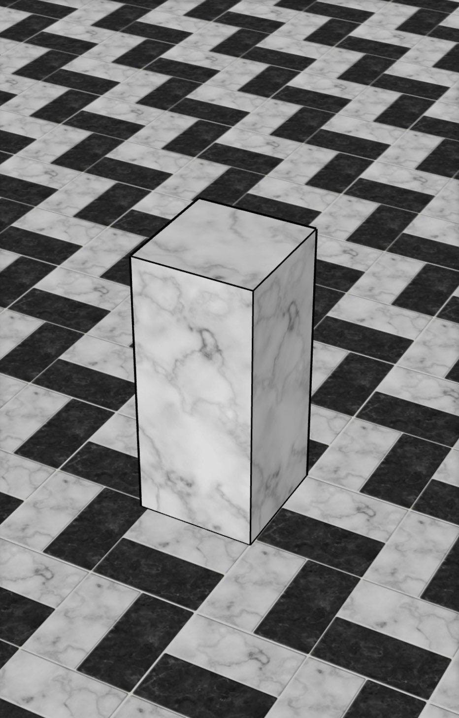 Marble Plinth Table Bespoke Plinth Table Side Table Contemporary ...