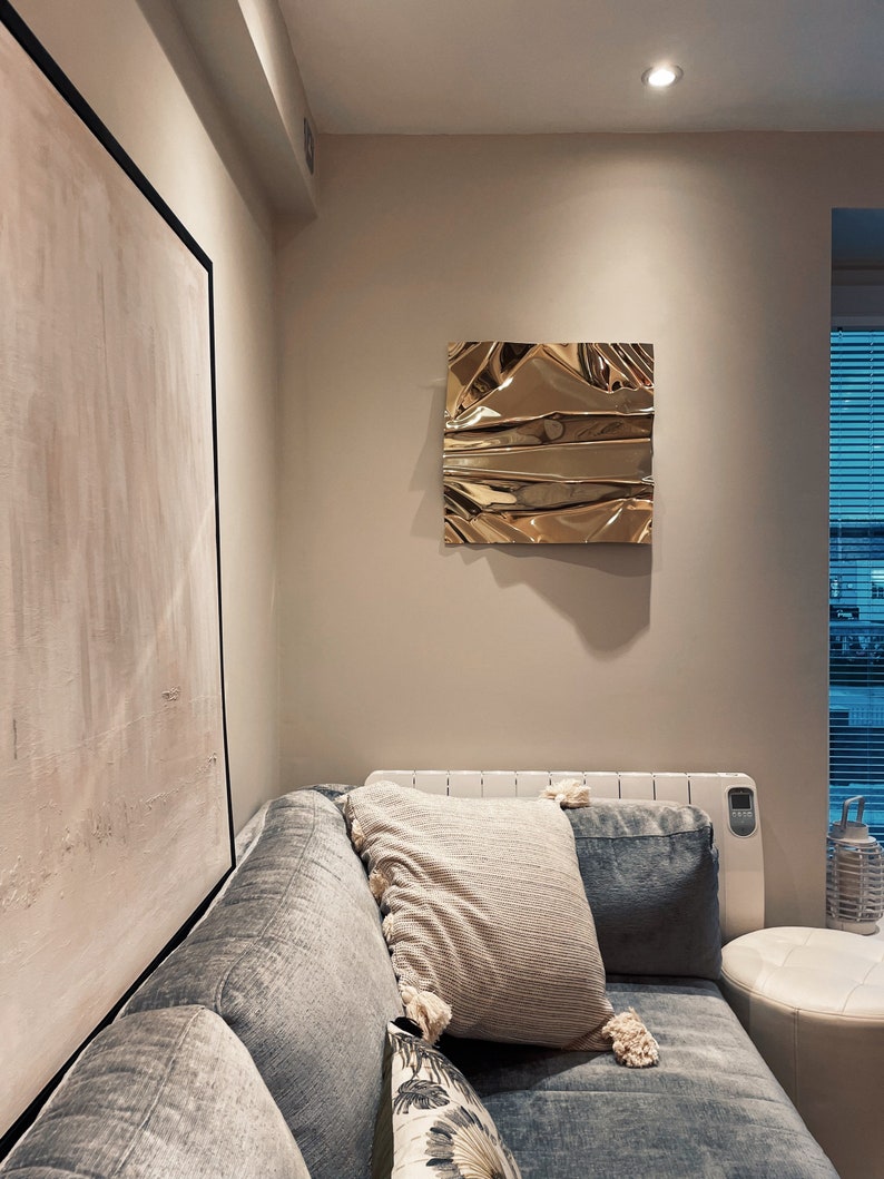 Brass Sculptures Metal Art Brass Mirror Brass Sculpture Distorted ...