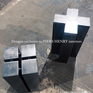 Metal Plinth Table - Ornament Table - Industrial Table - Personal ...