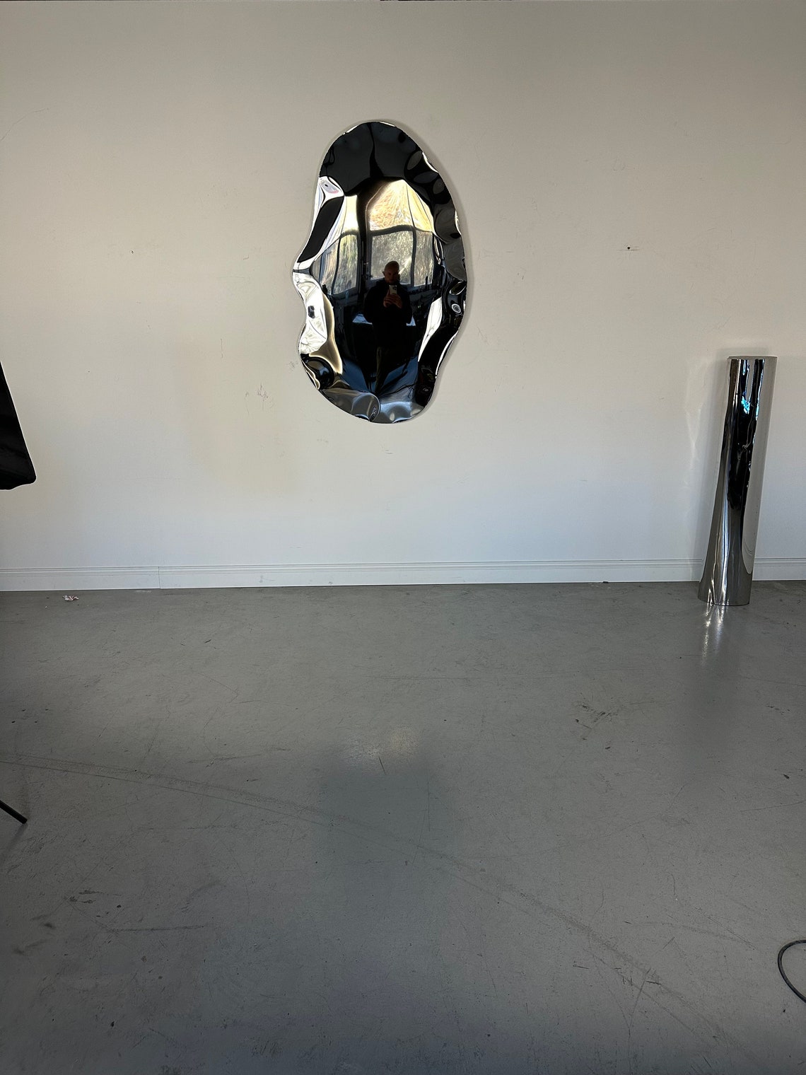 Puddle Mirror, Sculpture , Convex Mirror Corvex Mirror, Chrome Mirror ...