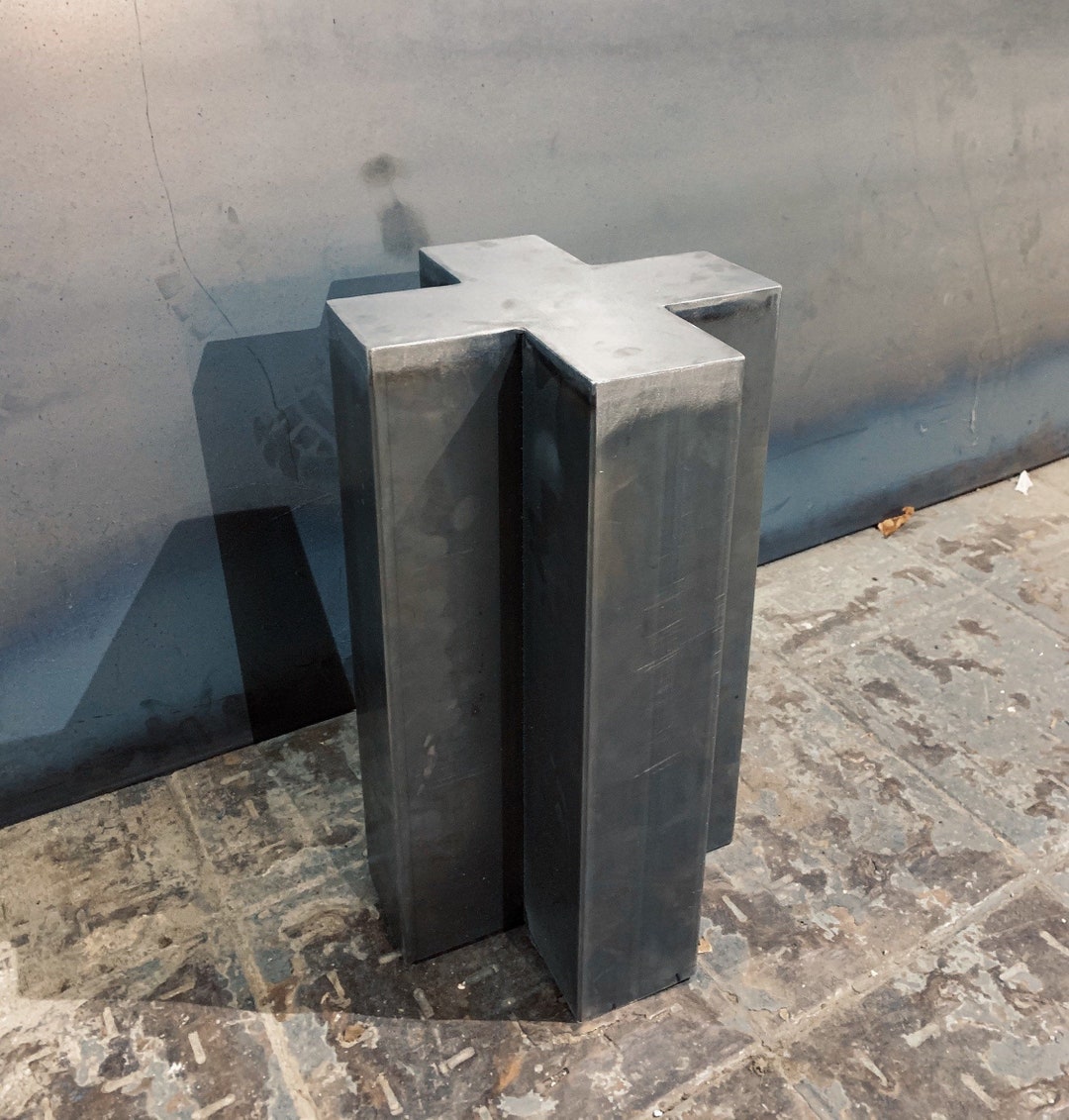 Metal Plinth Table Ornament Table Industrial Table Personal Drinks ...