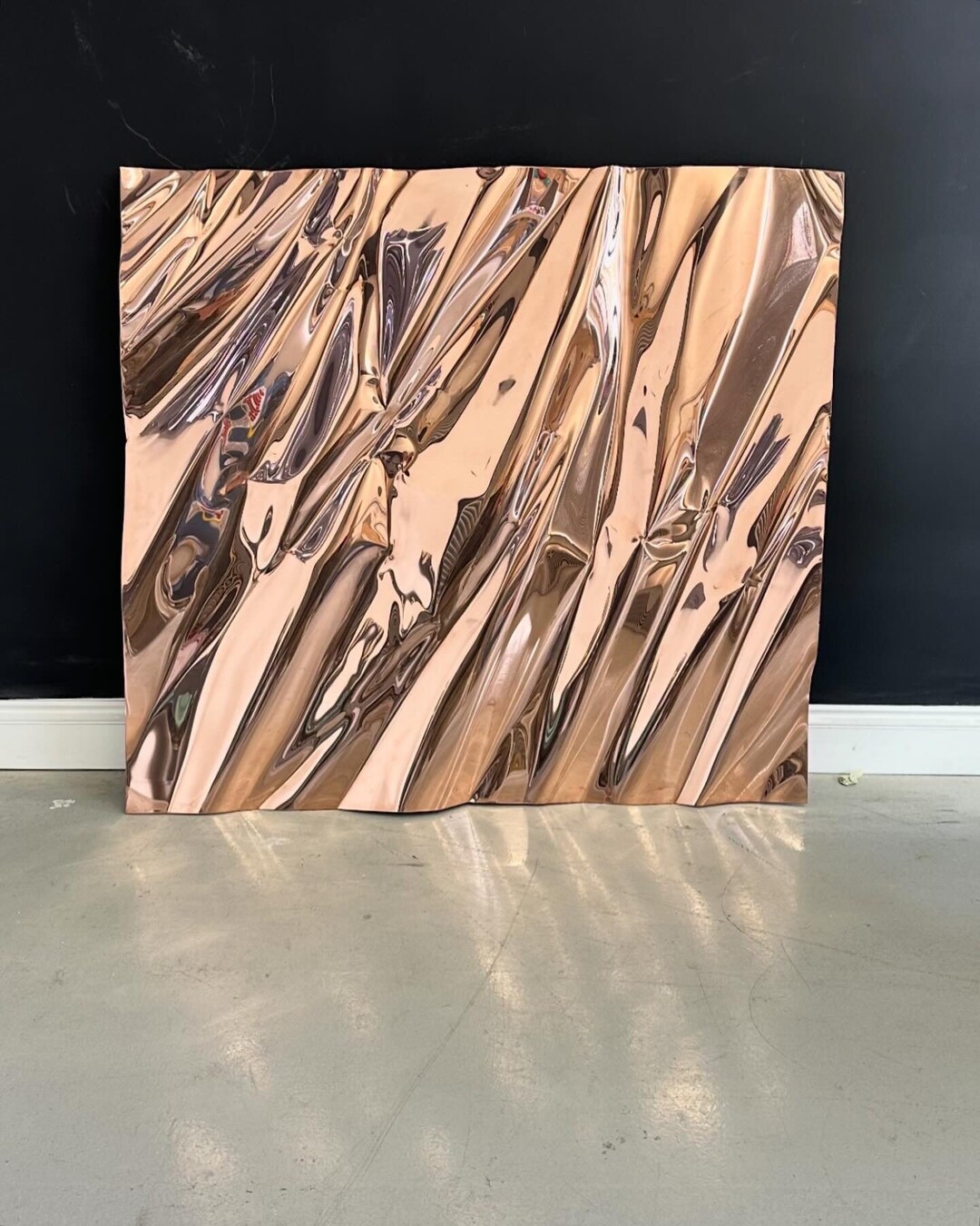 Copper Sculpture. Copper Mirror. Copper Artwork. Copper Abstract ...