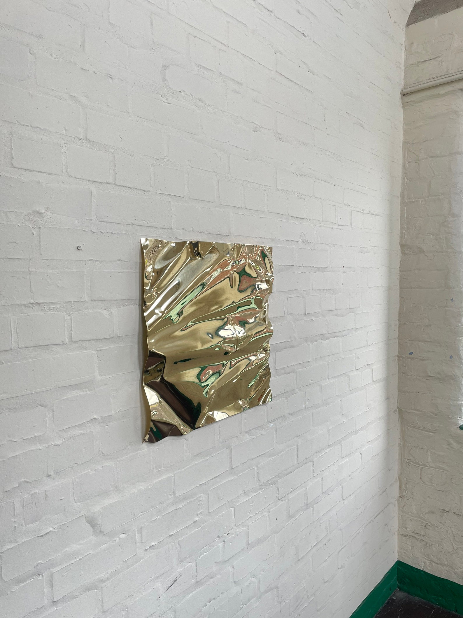 Brass Sculptures Metal Art Brass Mirror Brass Sculpture Distorted ...