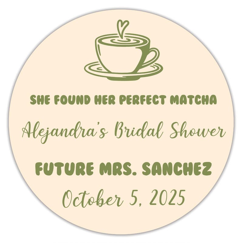 Matcha Themed Cup - Etsy