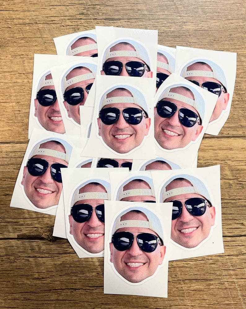 Birthday Face Stickers - Personalized Face Stickers - Baby Stickers ...